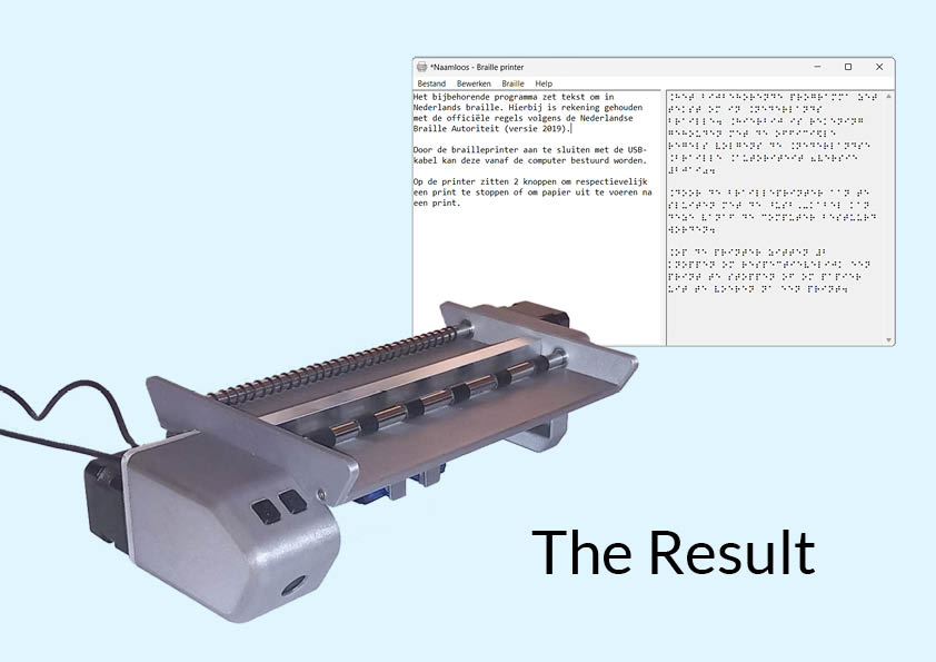 Braille printer by Simon Tillema | Download free STL model | Printables.com