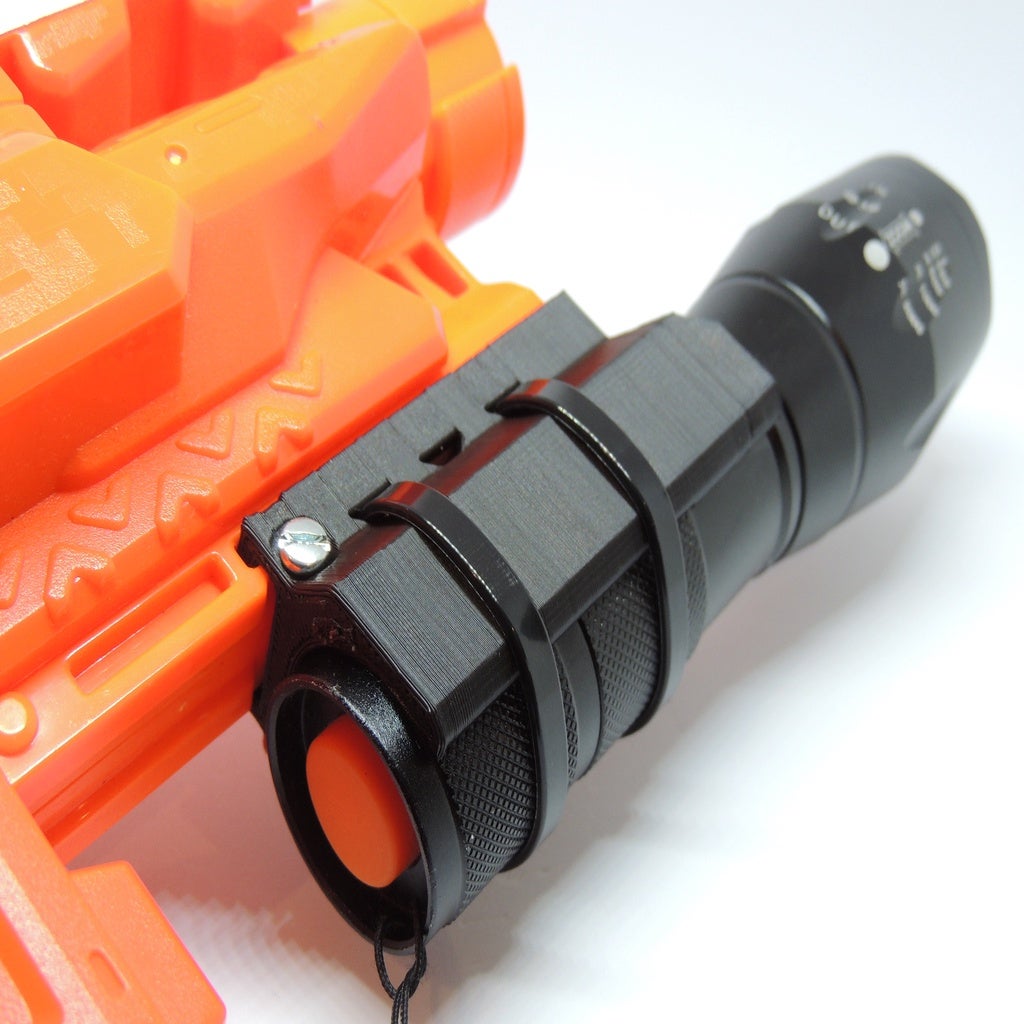Nerf Tactical Torch Mount by Tom | Download free STL model | Printables.com