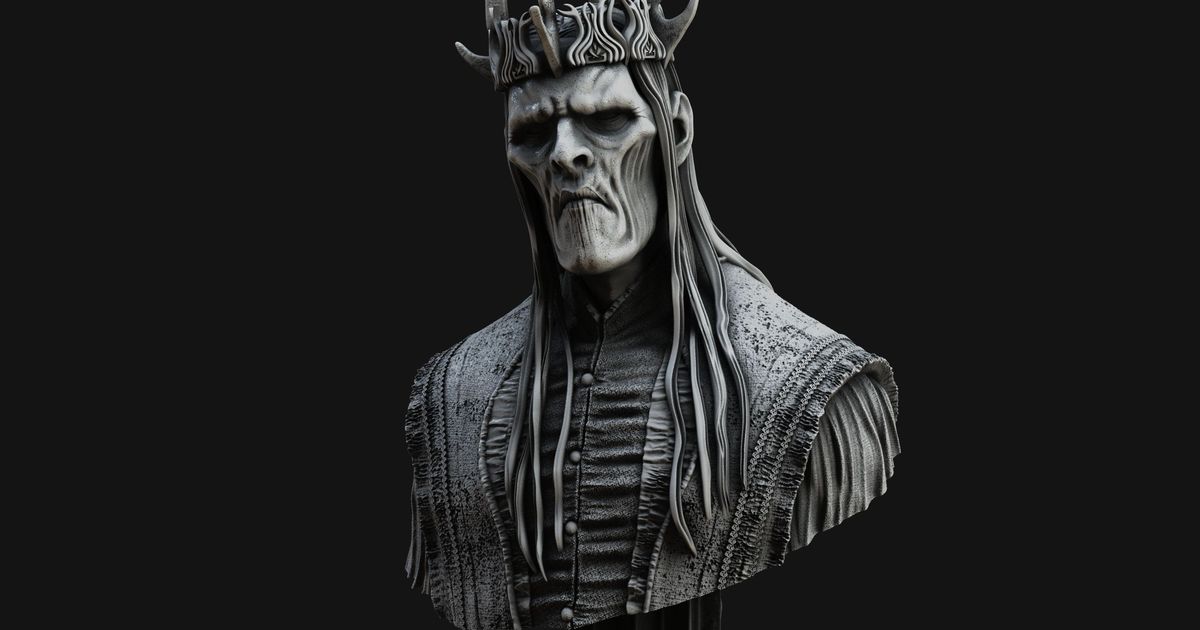 Witch King of Angmar bust - LOTR by Fotis Mint Studios | Download free ...