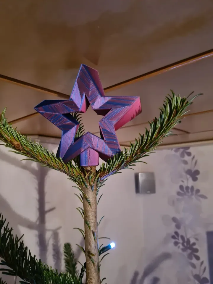 Twisted Star Tree Topper by GCodePrintr | Download free STL model ...