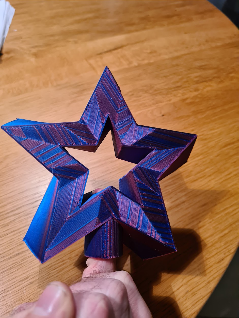 Twisted Star Tree Topper by GCodePrintr | Download free STL model ...