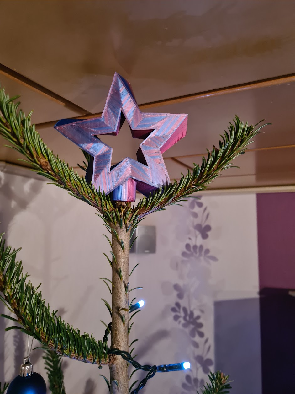 Twisted Star Tree Topper by GCodePrintr | Download free STL model ...