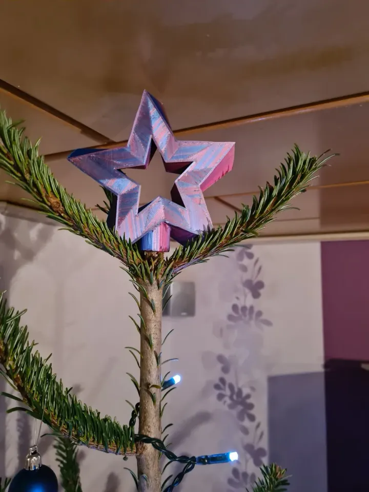 Twisted Star Tree Topper by GCodePrintr | Download free STL model ...