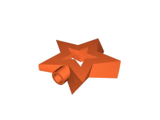 Twisted Star Tree Topper by GCodePrintr | Download free STL model ...