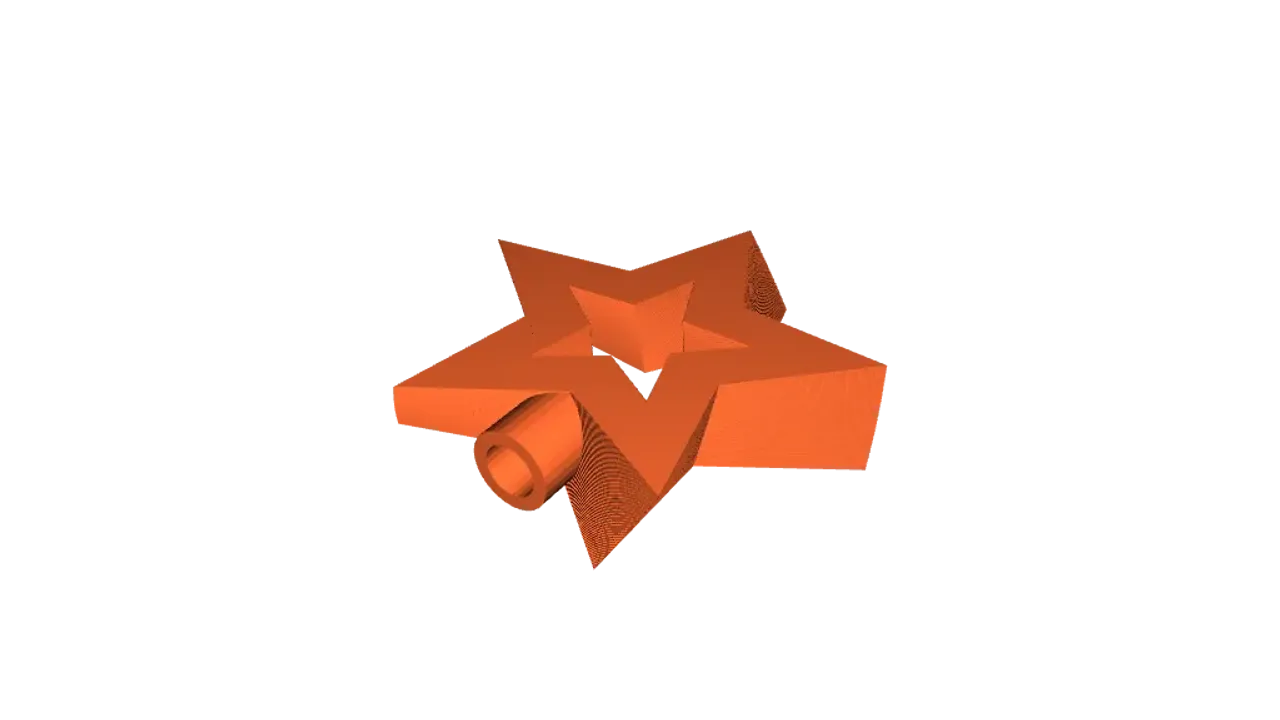 Twisted Star Tree Topper by GCodePrintr | Download free STL model ...