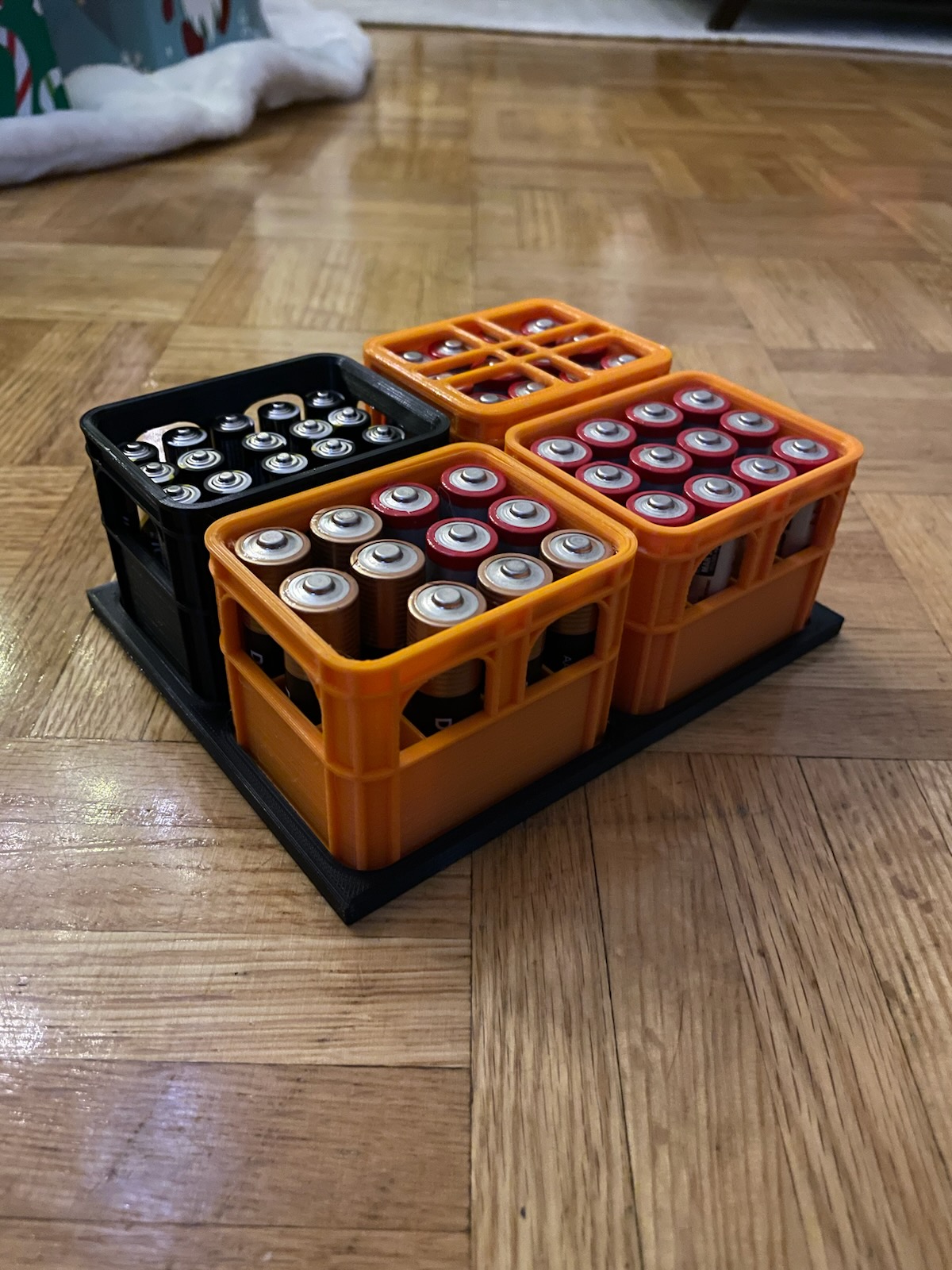 Beer Crate Battery Holder Base by KrazeeKamikazee | Download free STL ...