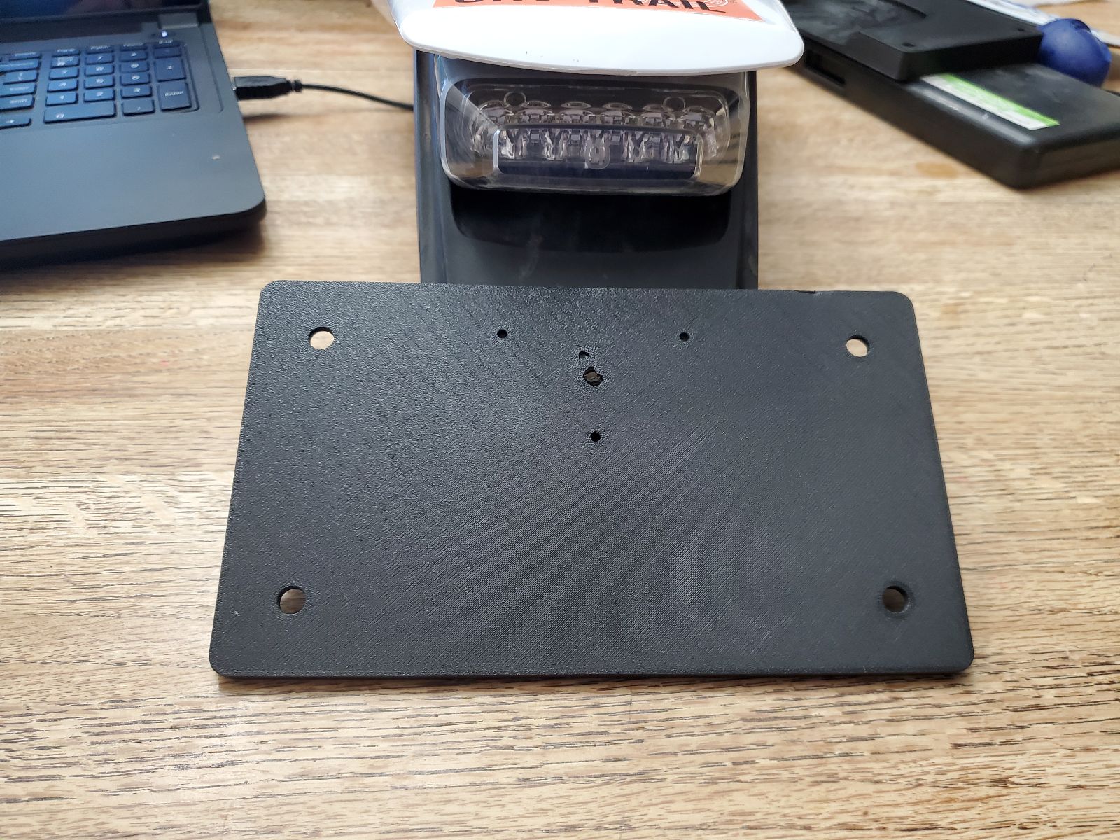 Husqvarana FE USA license plate adapter by RybaMike | Download free STL ...