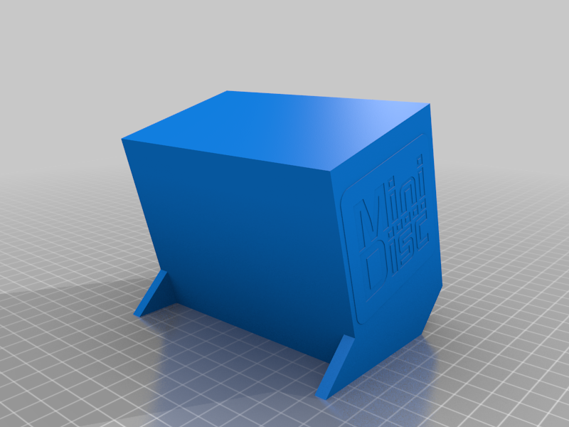 Parametric Minidisc case by mattsimus | Download free STL model ...