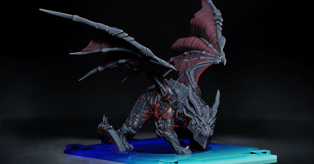 Deathwing figure par Fotis Mint | Téléchargez gratuitement un modèle ...
