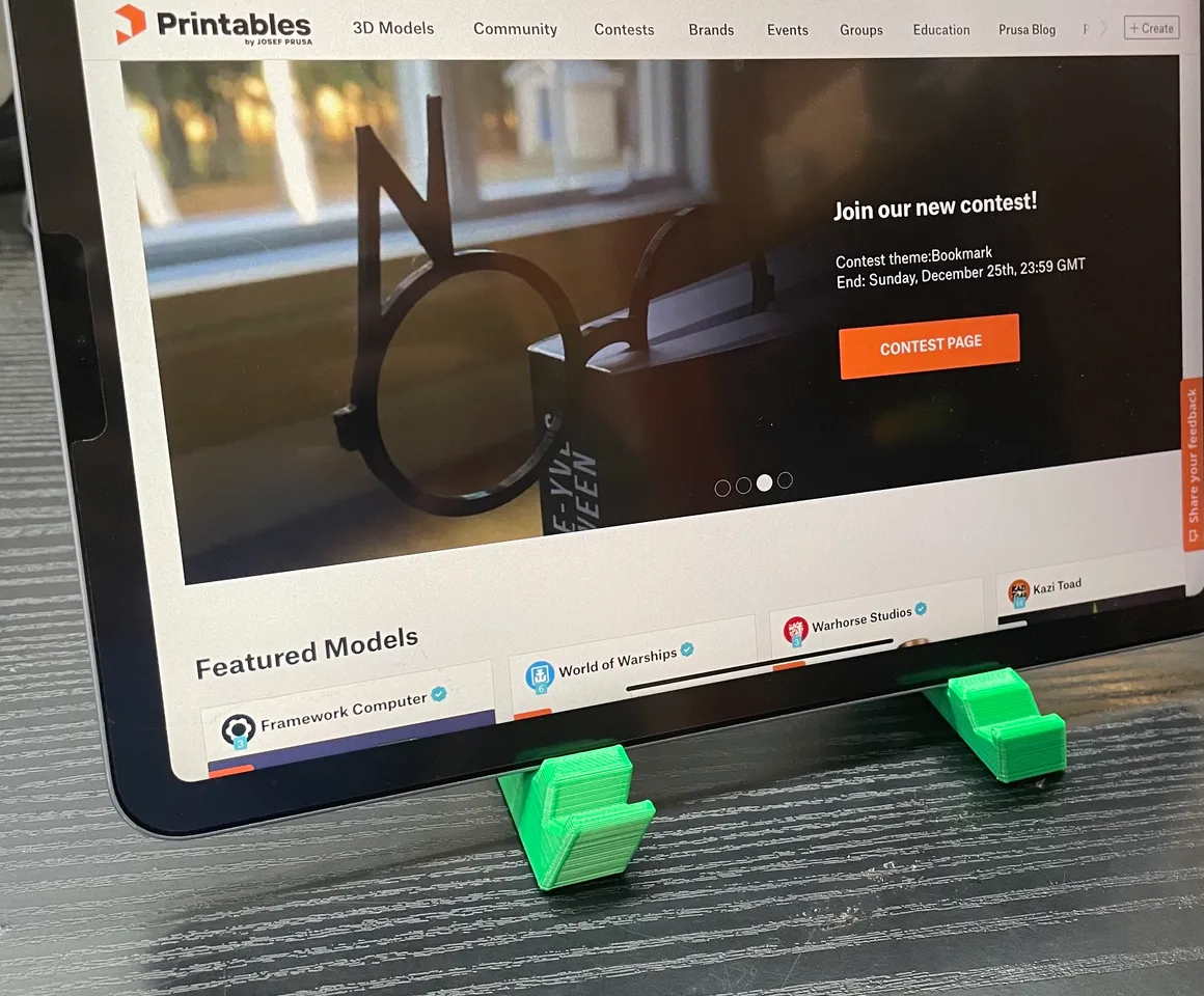 Ipad stand by luchocarreno | Download free STL model | Printables.com