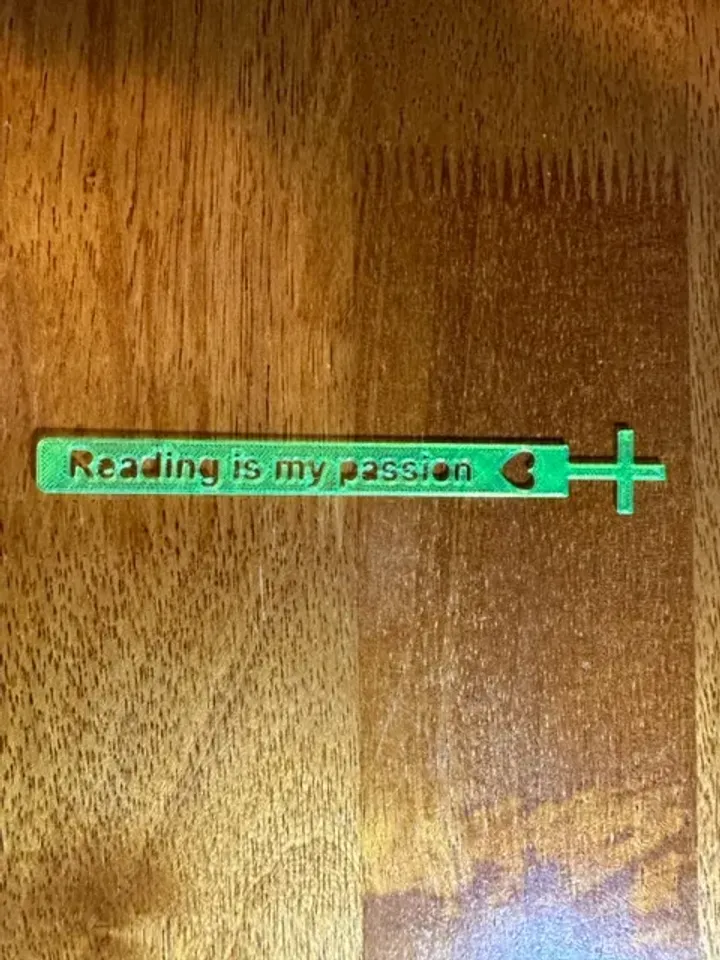 Bookmark by BigB3D | Download free STL model | Printables.com