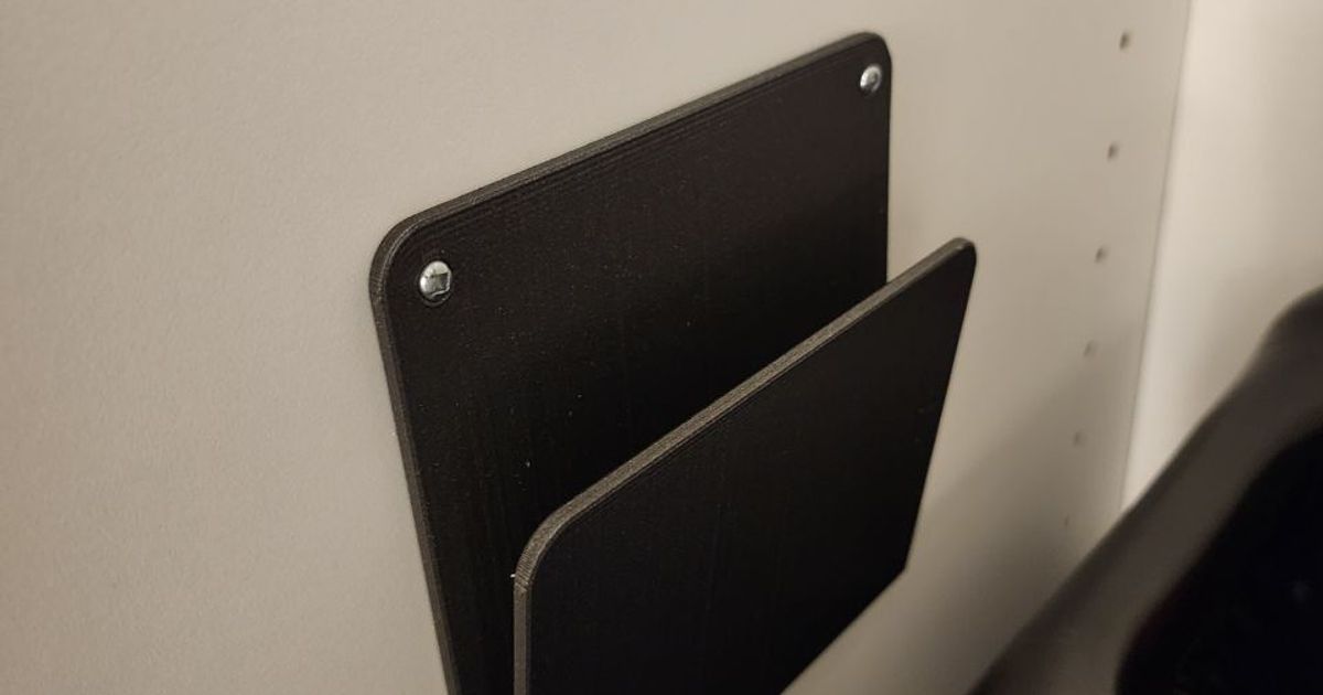 Dust Pan Holder by 3dPrintingJoey | Download free STL model ...