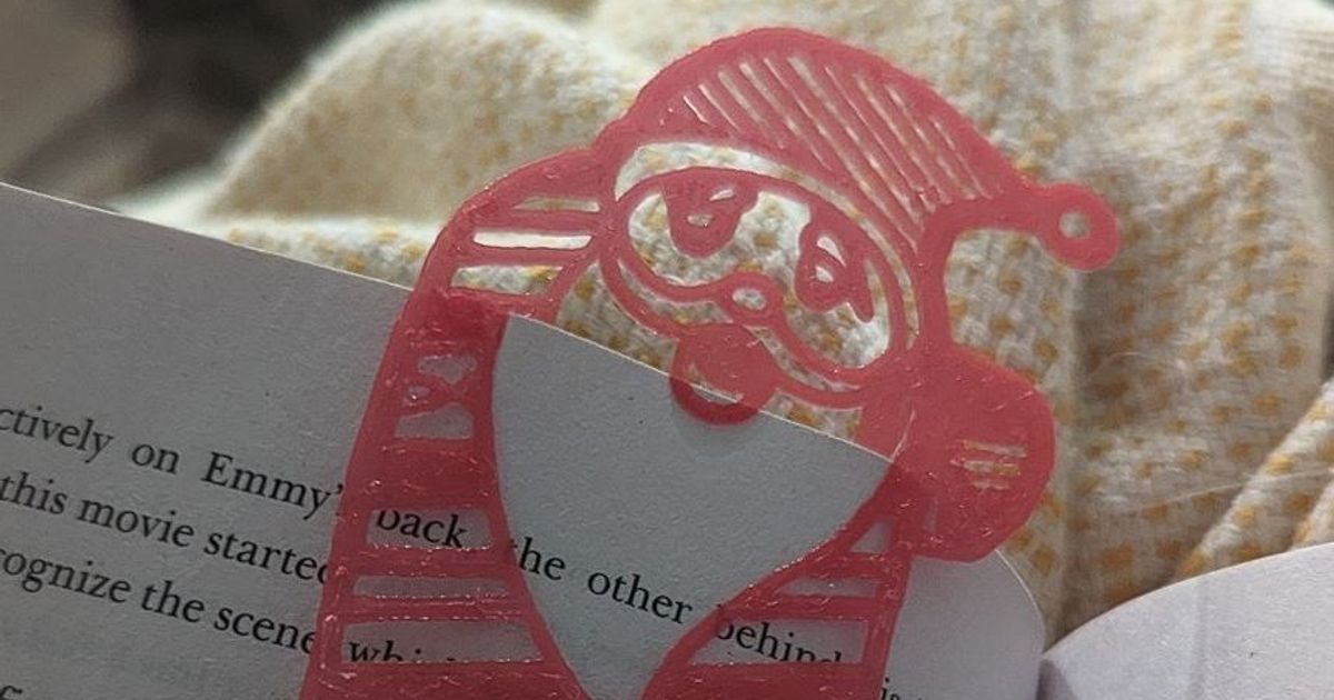 Santa Bookmark 2 by MrLogston | Download free STL model | Printables.com
