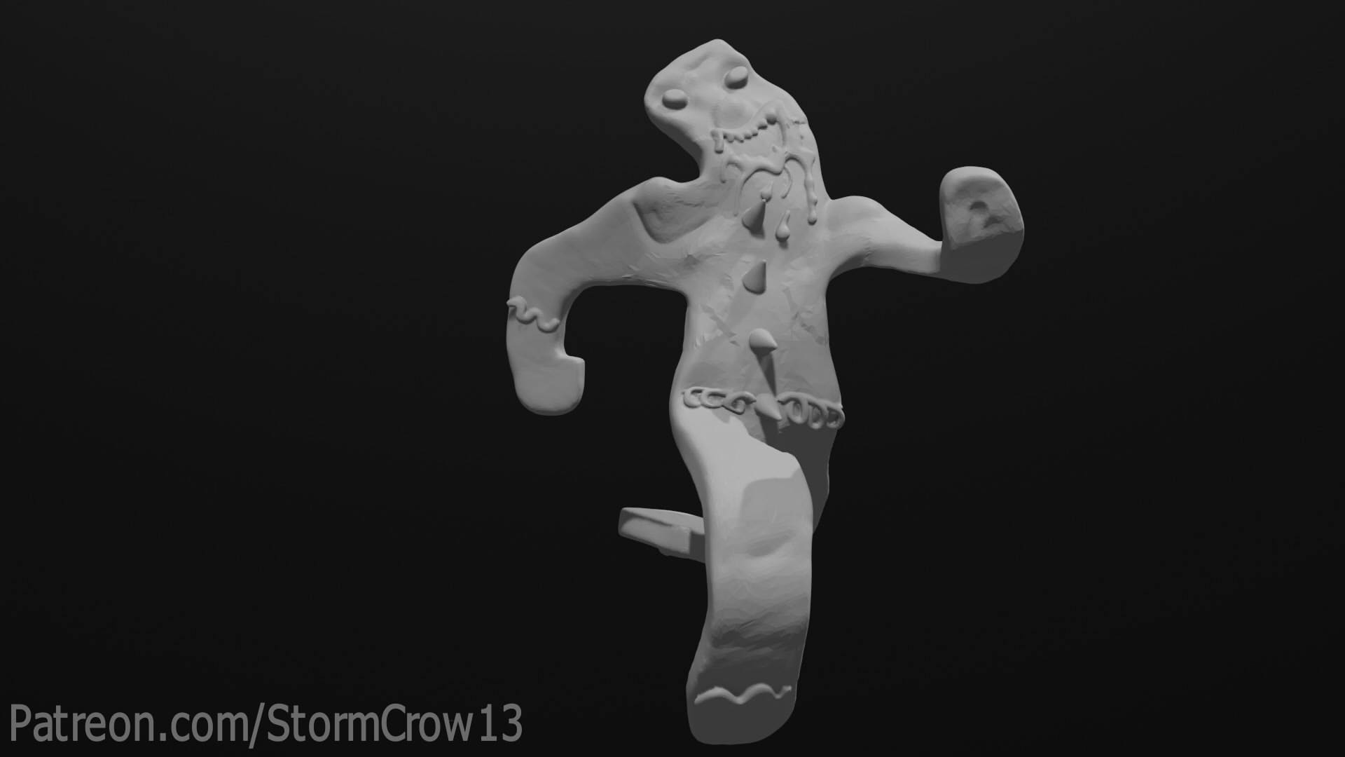 Gingerbrute mini and Cookie Cutter by StormCrow 13 | Download free STL ...