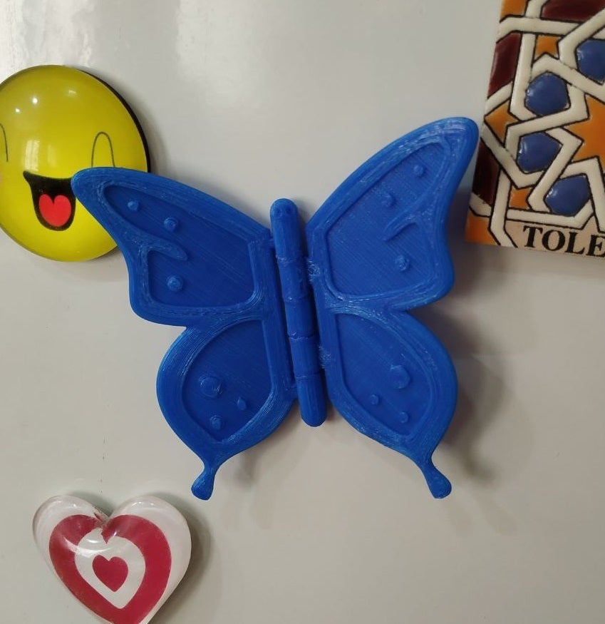 Butterfly with hidden magnet by Acho3D | Download free STL model ...