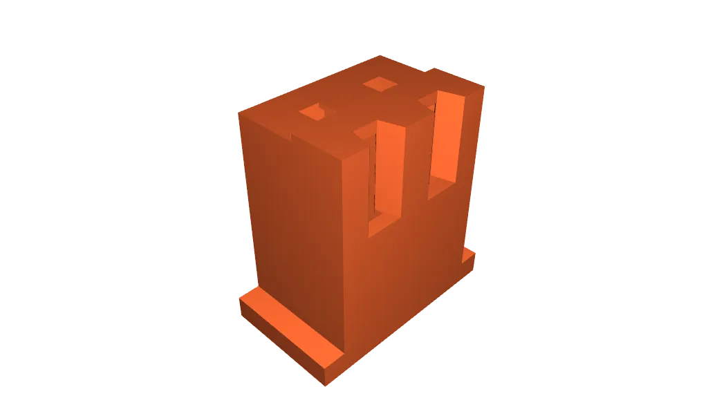 JST XH 2 pin female connector by BerkhanB | Download free STL model ...