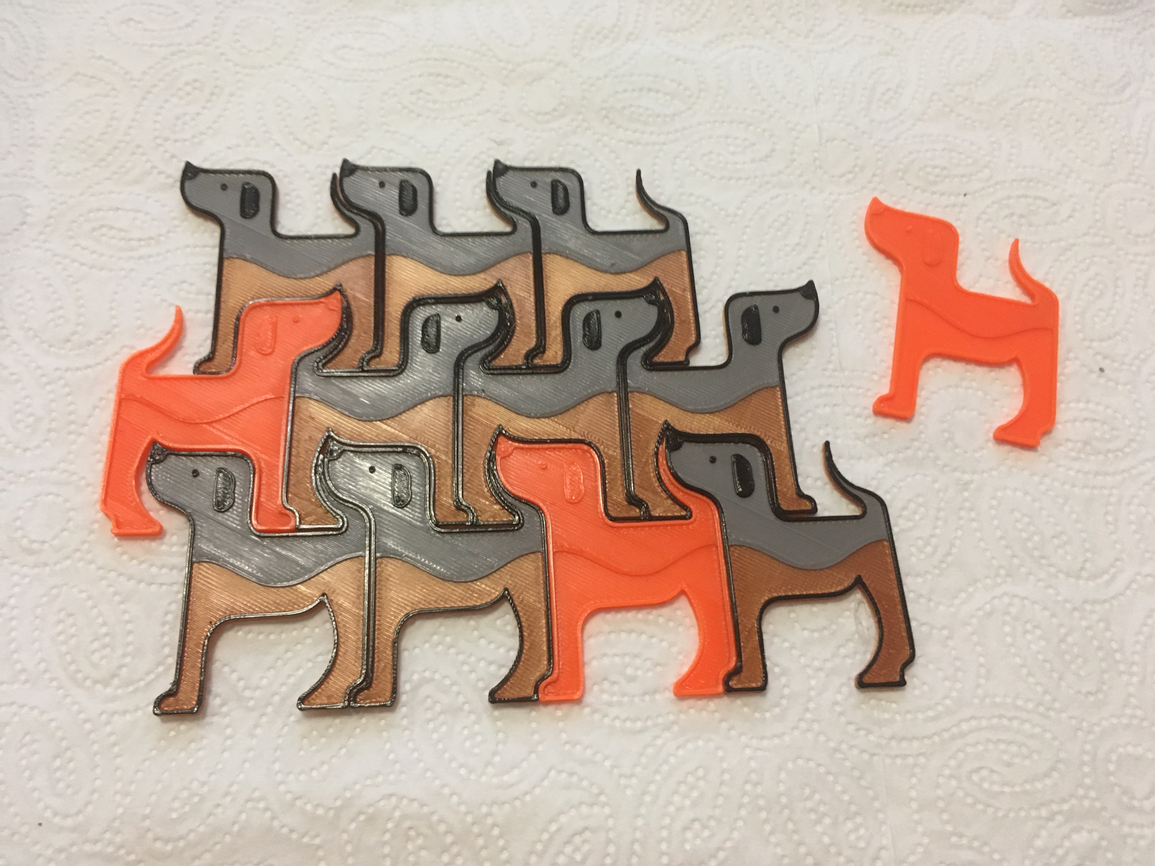 Tessellation Dog Ornament by SHR3D.eu | Download free STL model ...