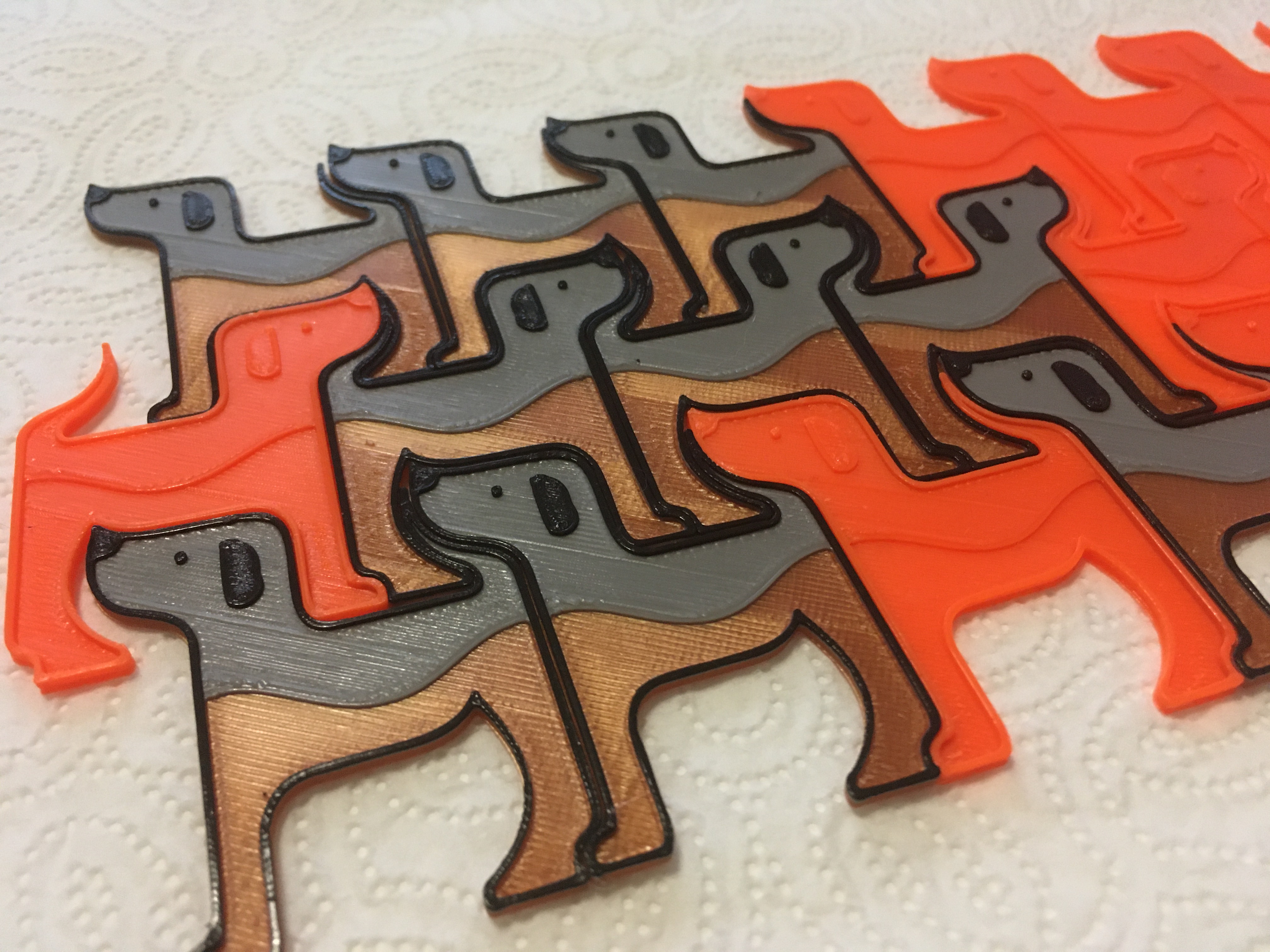 Tessellation Dog Ornament by SHR3D.eu | Download free STL model ...