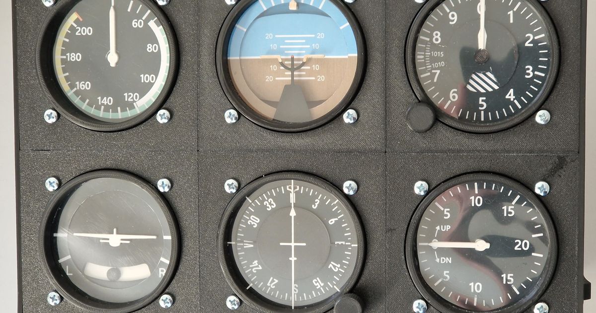 Modular Cockpit Panel for Flight Simulation by mrusk | Download free ...