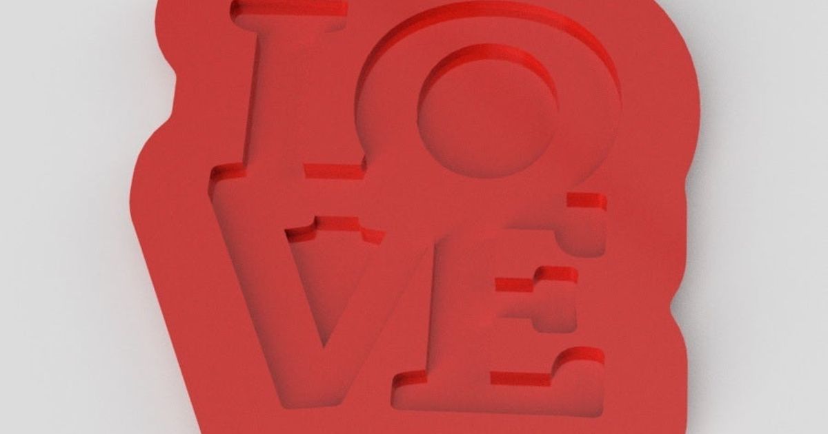 Love sign by imakina | Download free STL model | Printables.com