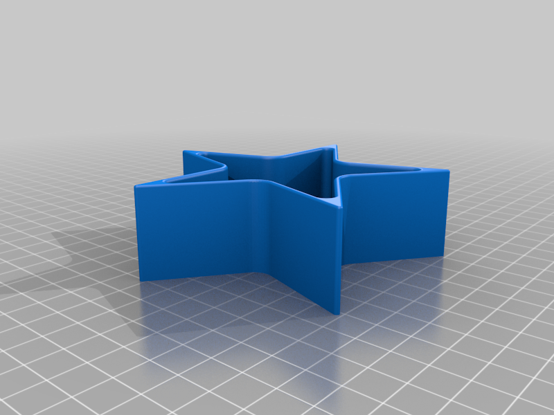 Star box (with blank or Christmas top) by imakina | Download free STL ...