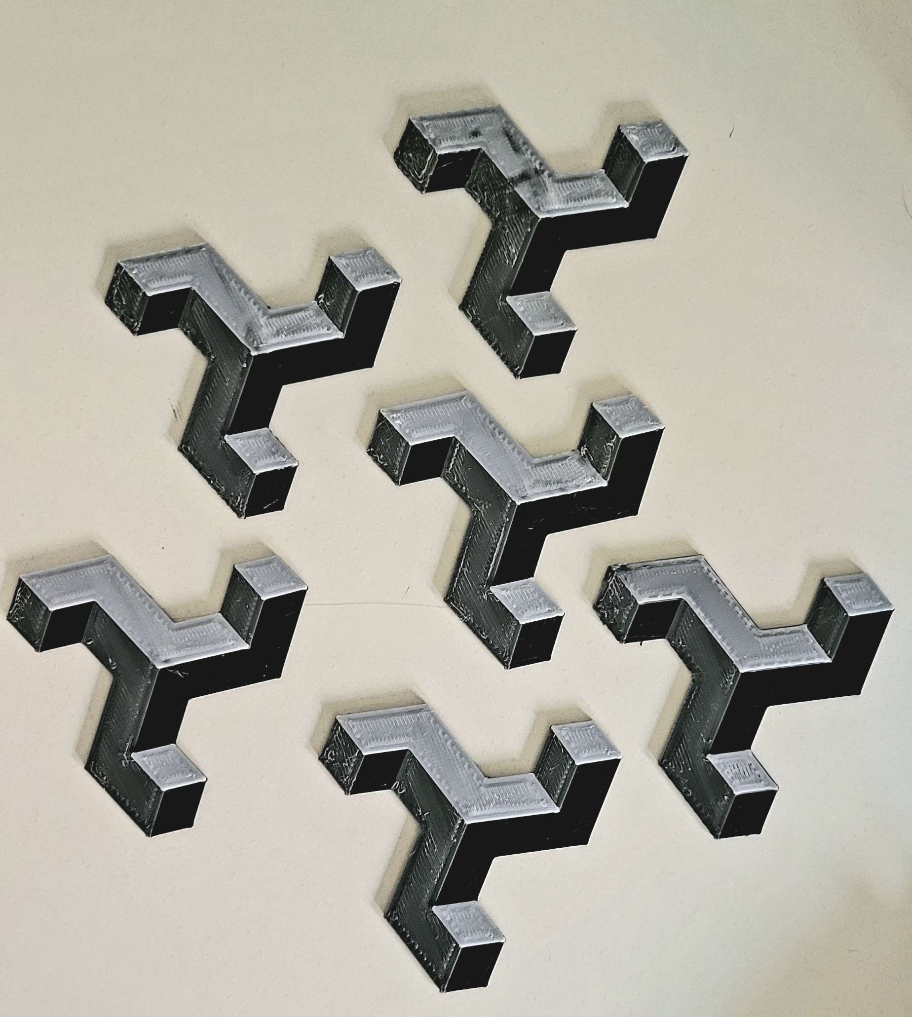 Optical Illusion - Tessellating Tiles by korniton | Download free STL ...