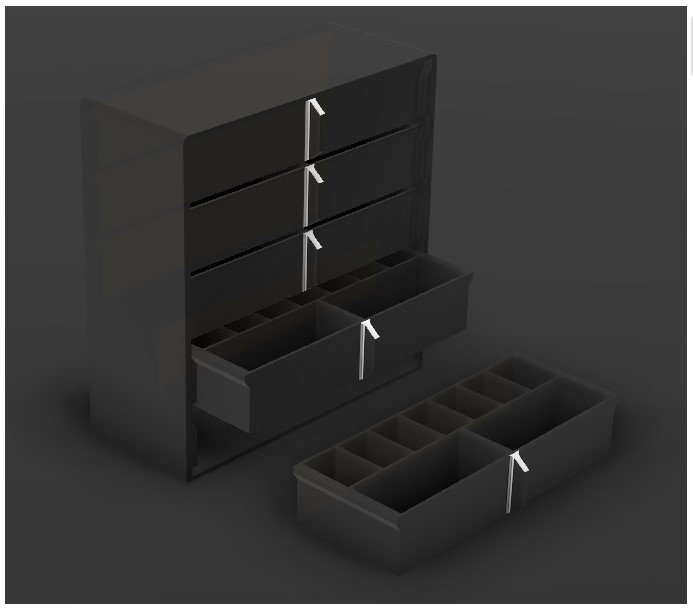 Drawer - organizer by FUSIONPAUSE | Download free STL model ...