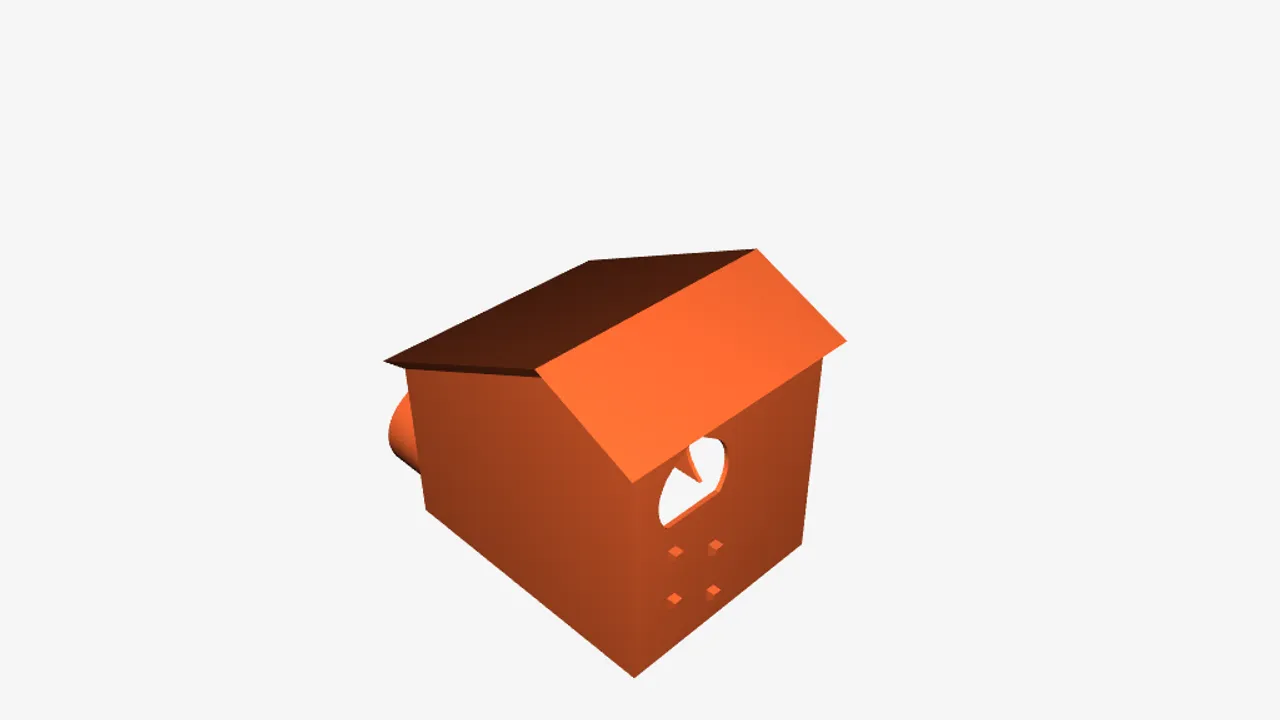 Hamster house with slide by Acho3D | Download free STL model ...