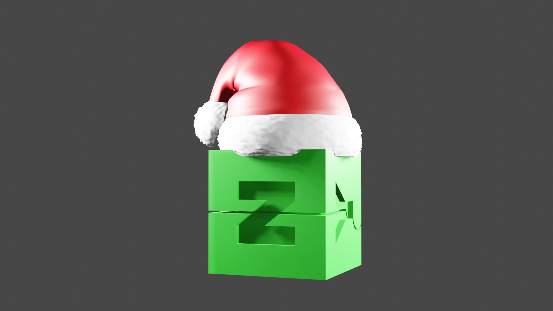 Santa Hat for your Hinged Calibration Cube accesories - 2 part assembly ...