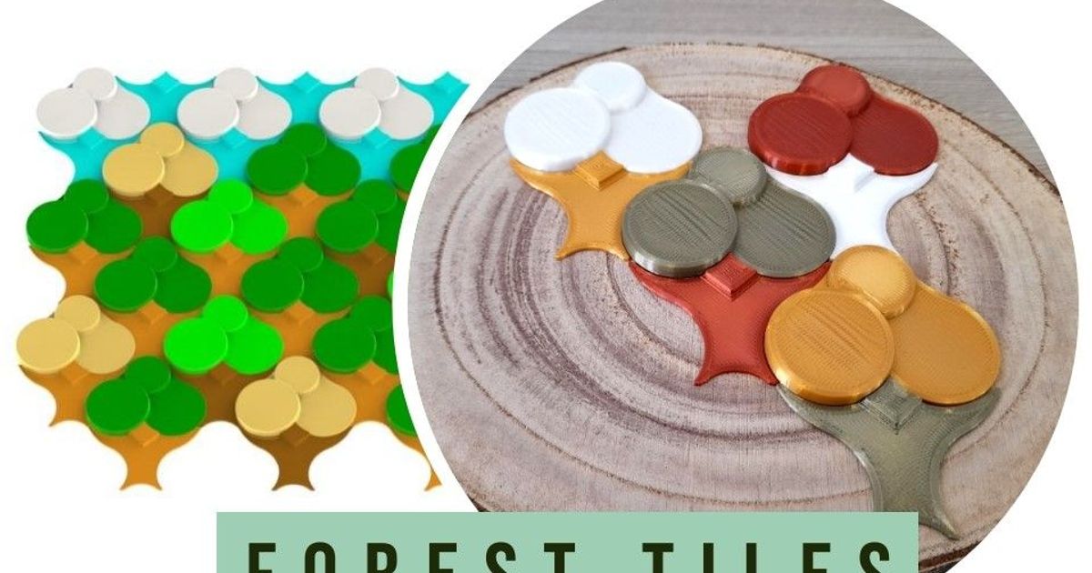 Forest Tiles by Pedro Lopes | Download free STL model | Printables.com