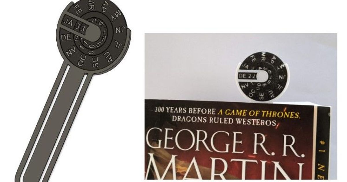 Due Date Reminder Date Wheel Bookmark by Lothar Creative Design ...