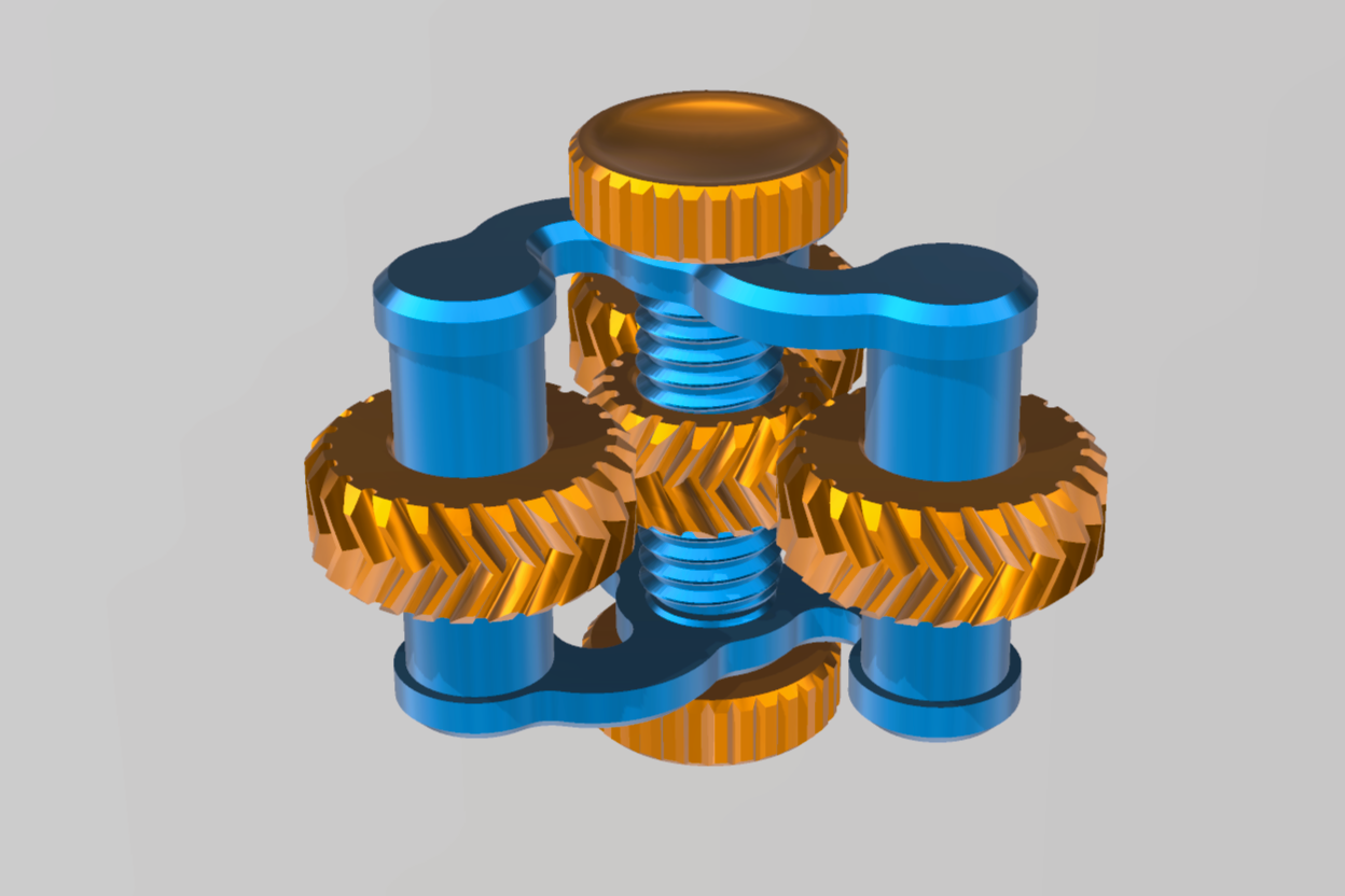 Fidget gear spinner by Thorin Oakenshield | Download free STL model ...