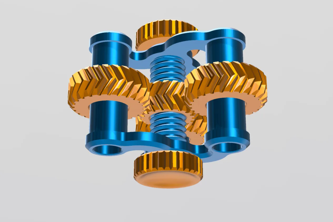 Fidget gear spinner by Thorin Oakenshield | Download free STL model ...