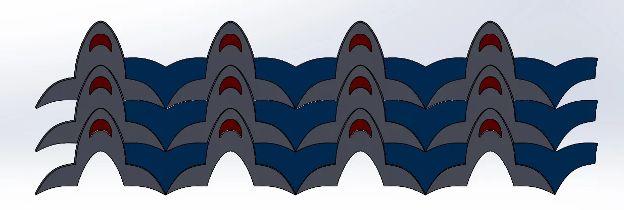 Tessellating Jaws Pattern by BAT_Designs | Download free STL model ...
