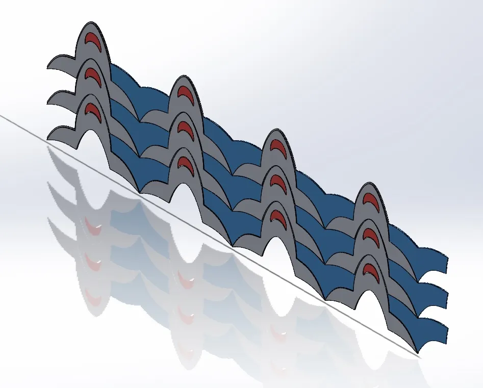 Tessellating Jaws Pattern by BAT_Designs | Download free STL model ...