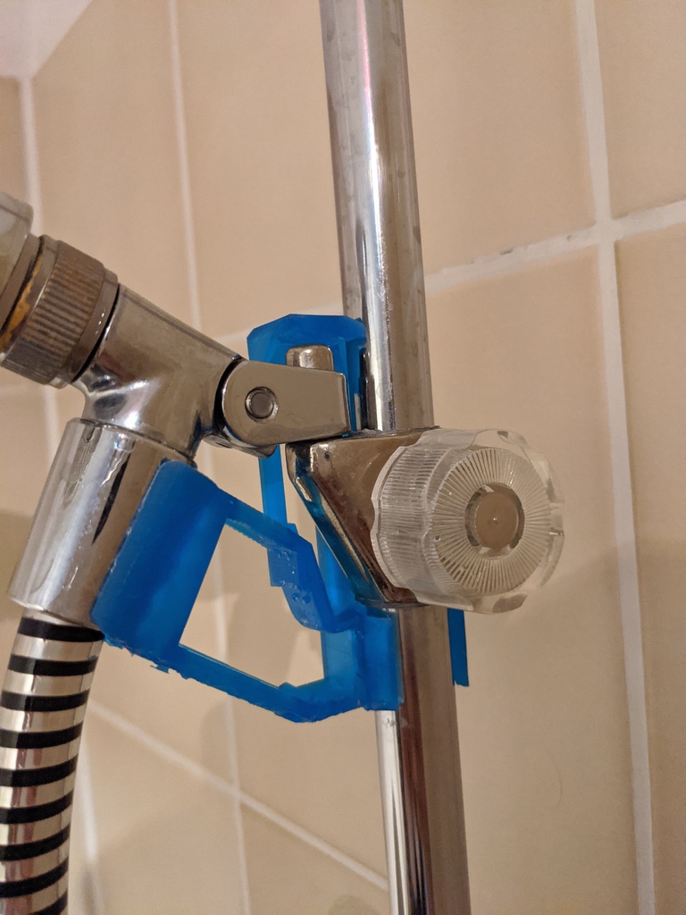 Shower Head Support by Fritz We | Download free STL model | Printables.com
