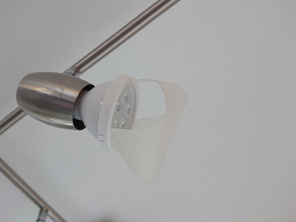 GU10 LED Light Diffuser Holder by Fritz We | Download free STL model ...