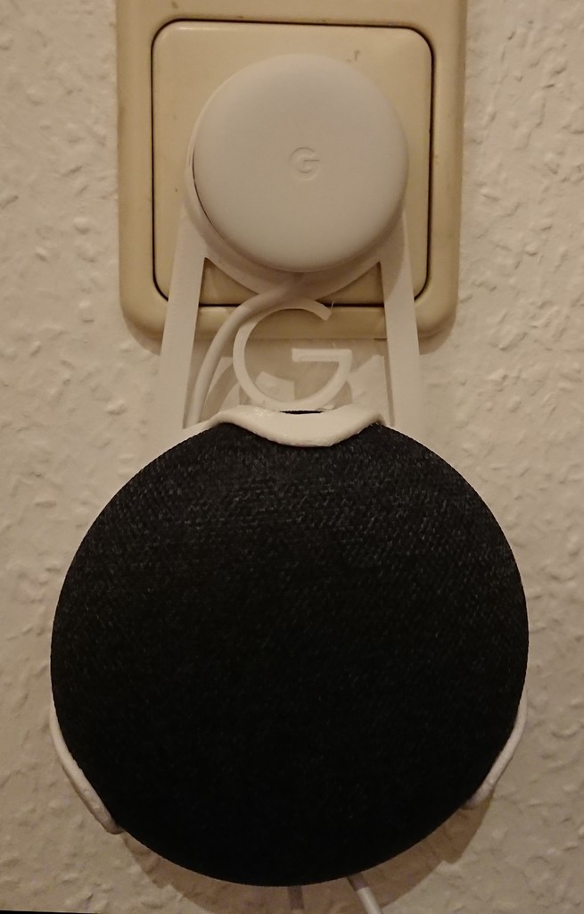Google Home Mini Hanger by Fritz We | Download free STL model ...