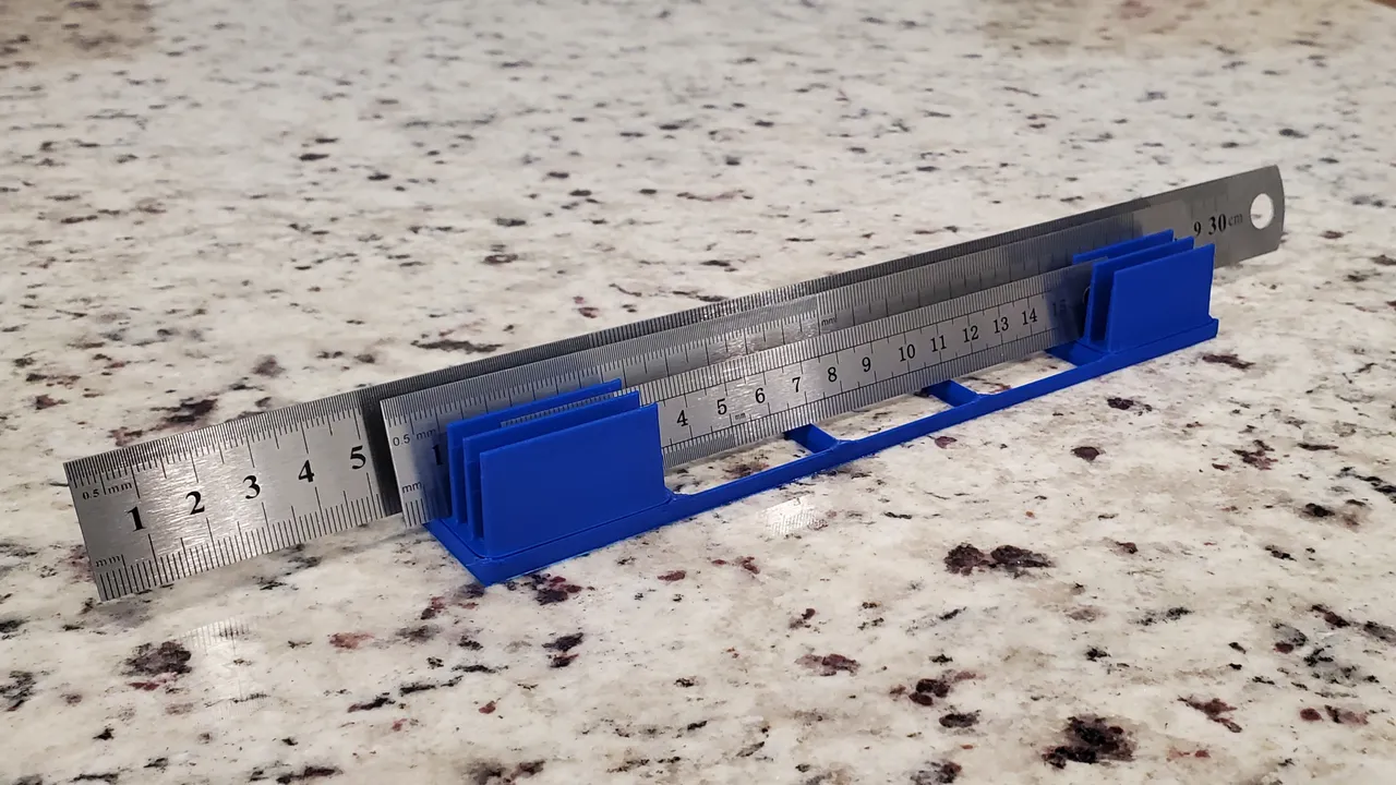 Gridfinity 35x42mm Ruler Holder Organizer by Tripod Tech | Download ...