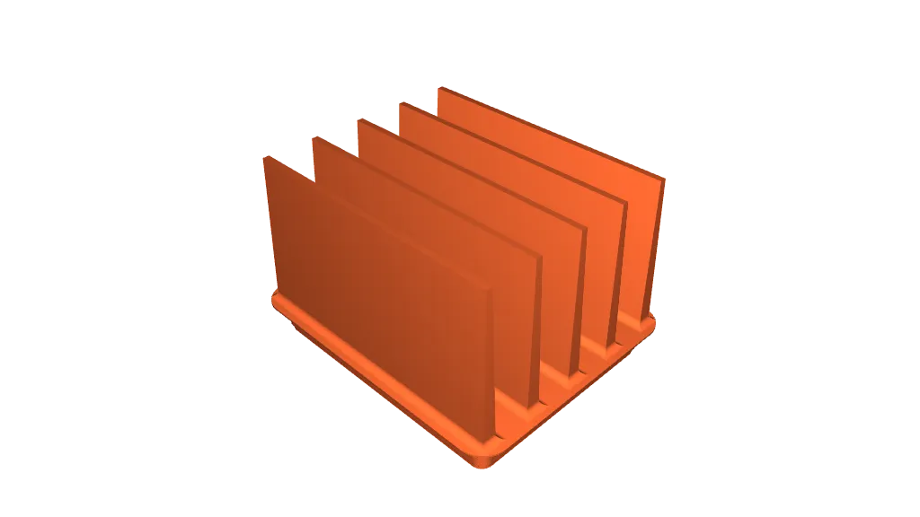 Gridfinity 35x42mm Ruler Holder Organizer by Tripod Tech | Download ...