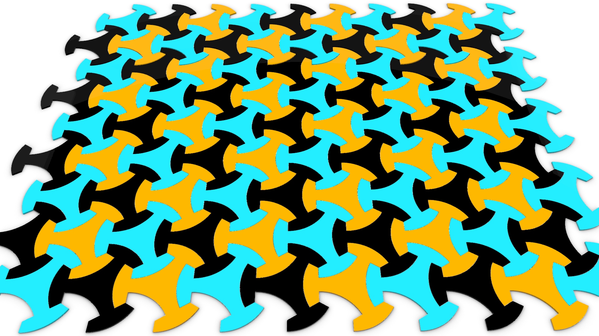 Interlocking Tessellating Tiles by Ander | Download free STL model ...
