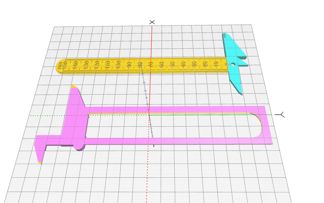 Slide Caliper Bookmark by 3dcad | Download free STL model | Printables.com