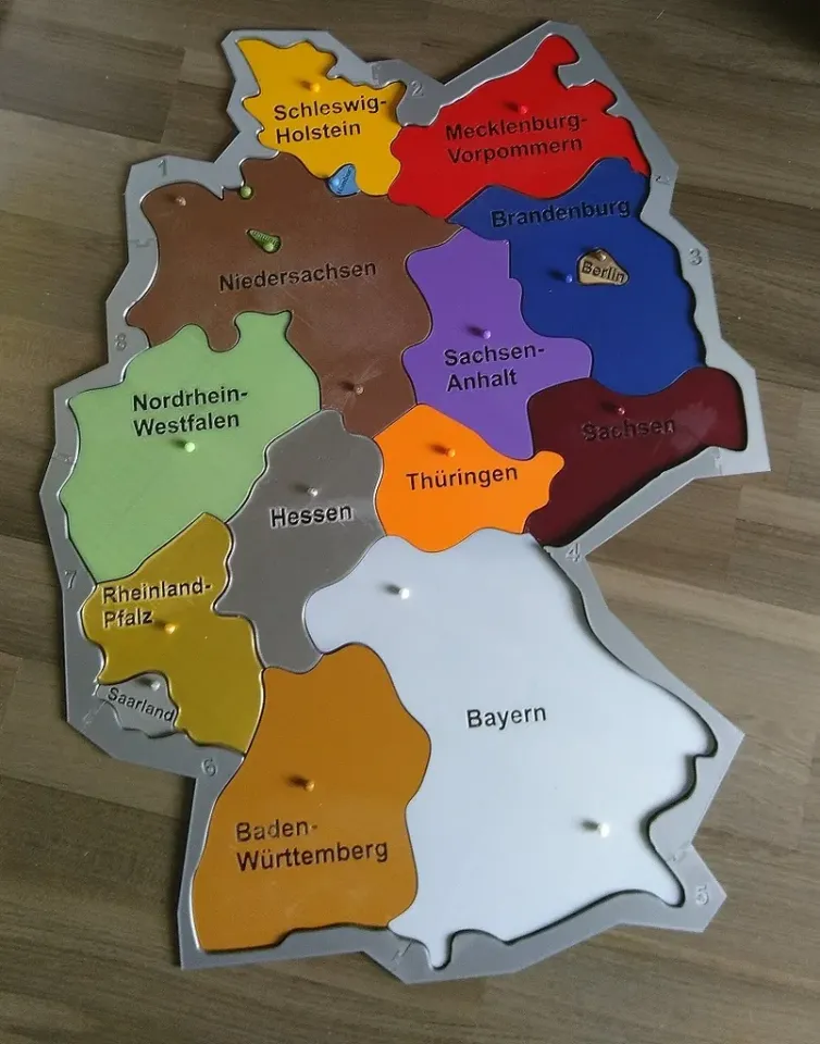 Germany Puzzle by Maddin | Download free STL model | Printables.com