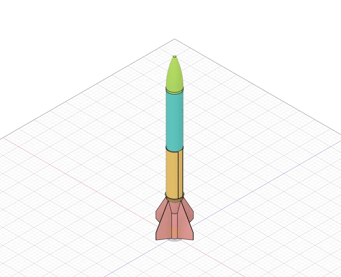 model rocket by Patrick.s.singer | Download free STL model | Printables.com