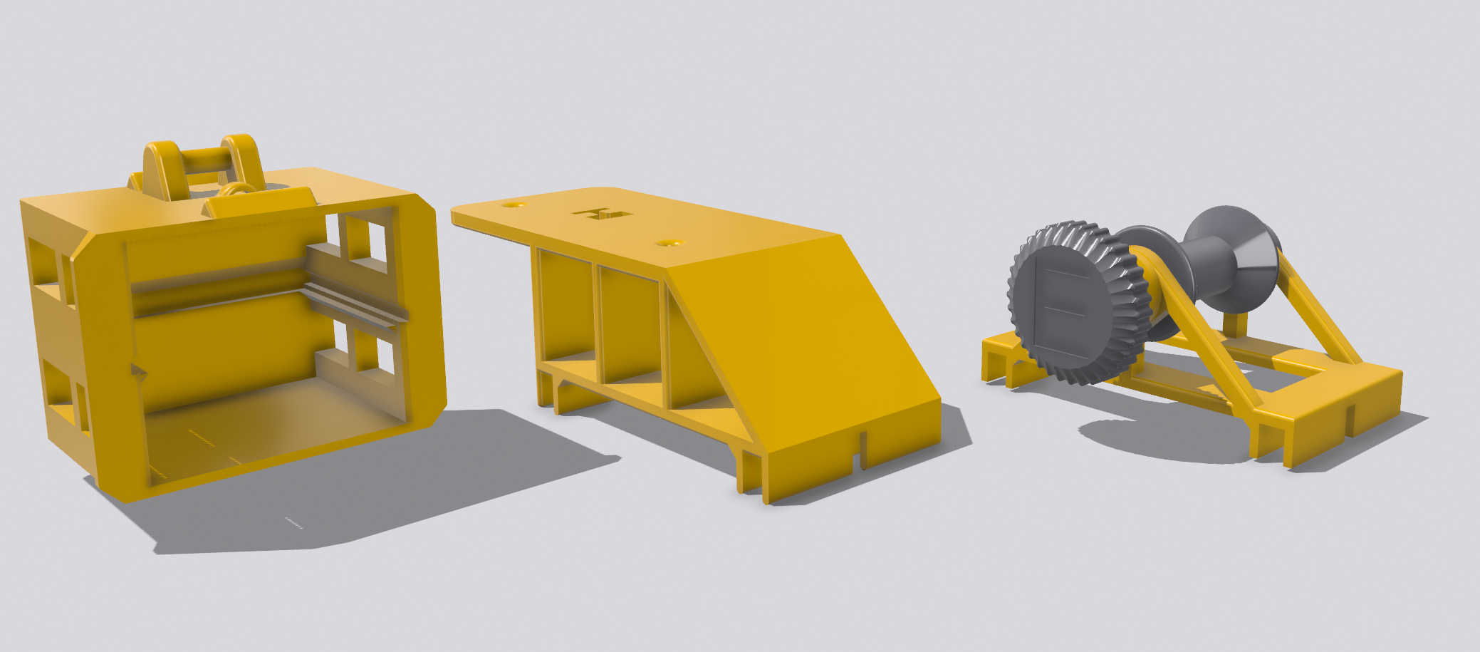 Kenner Girder Elevator and Crank by Scott | Download free STL model ...