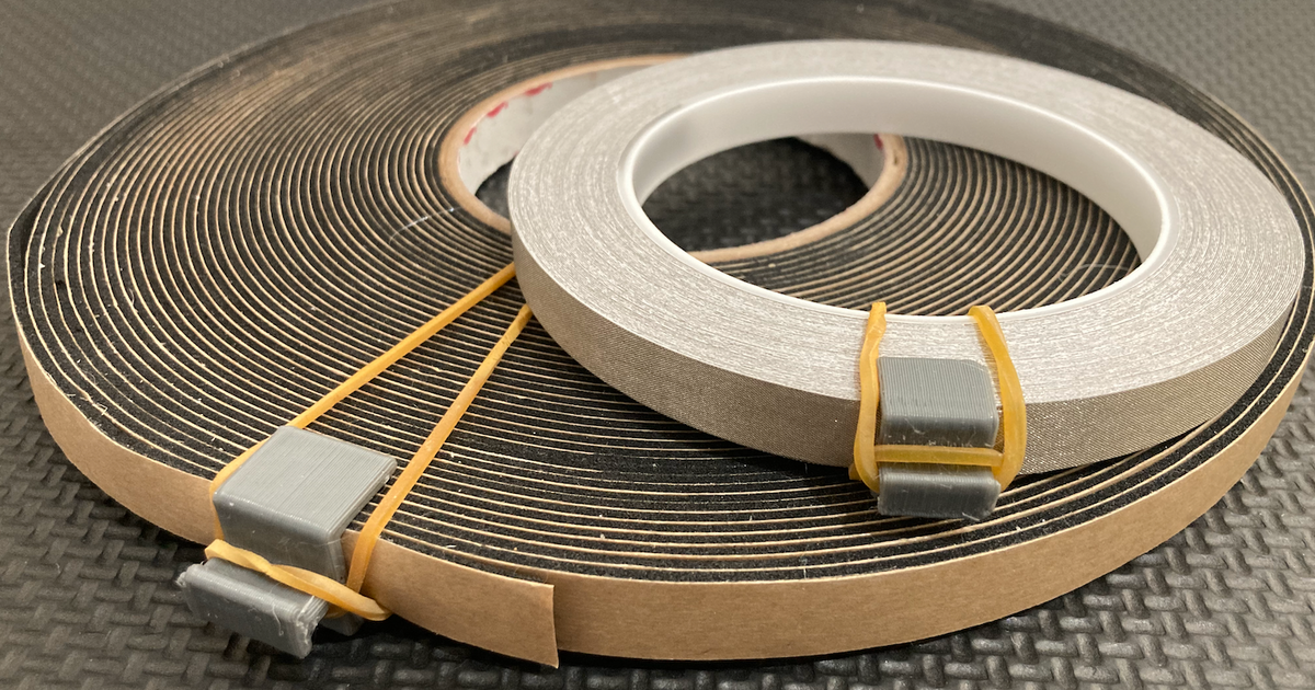 Tape End Holder by elcubano | Download free STL model | Printables.com