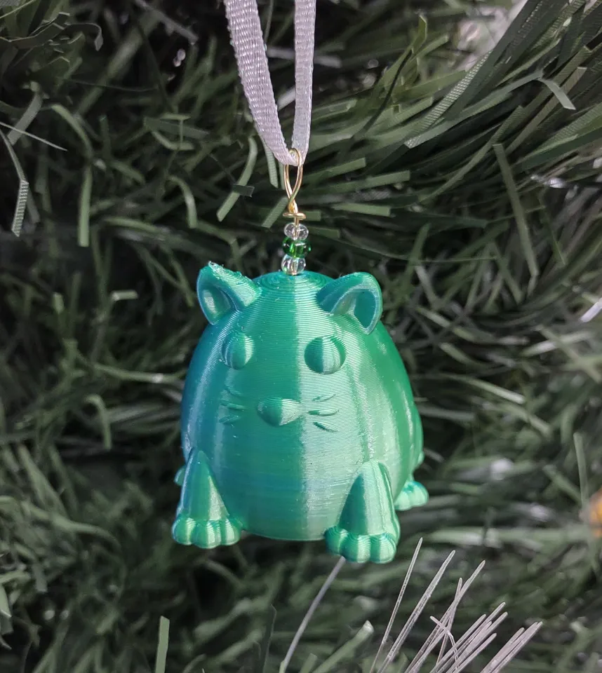 Cat Ornament by Built_Over_Bot | Download free STL model | Printables.com