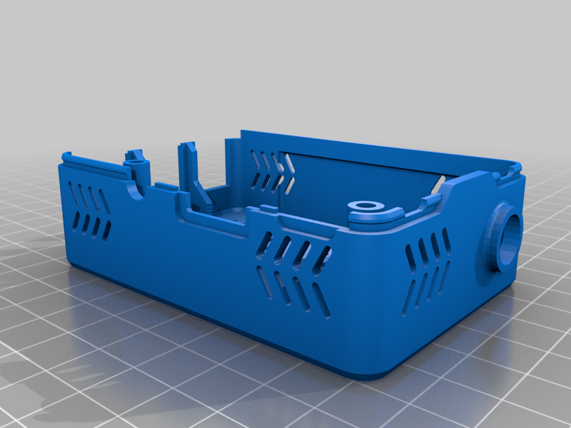 Snap fit Raspberry Pi 3 Model B Case + TV HAT + Fan30mm by scmanjarrez ...