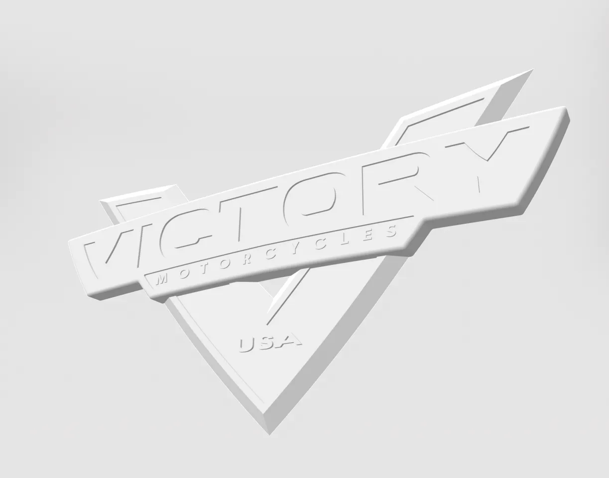 Victory Motorcycles Emblem by PeerlesS | Download free STL model ...
