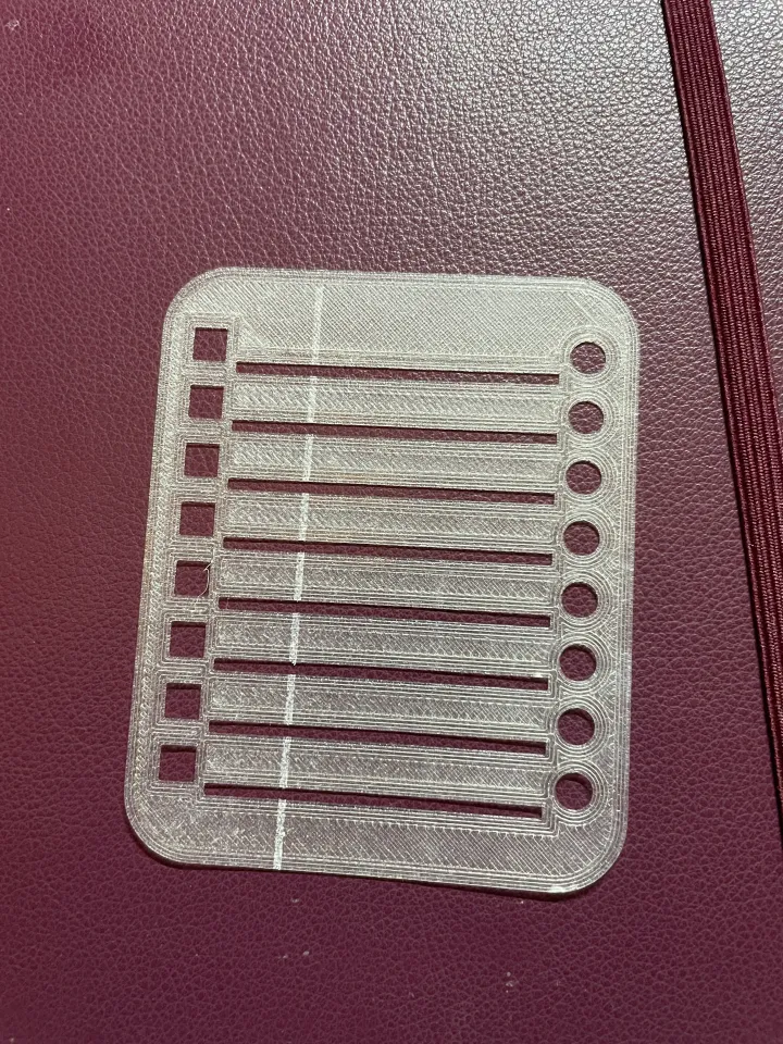 Bullet Journal Stencil by Austin Triggs | Download free STL model ...